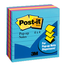 Post It Refill Notes, Pop Up, 4x4, Assorted Ultra - Bed Bath & Beyond ...