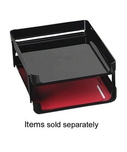 Front Load Stacking Tray, Letter, Burgundy - Bed Bath & Beyond - 989133