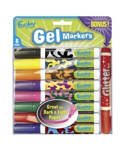 Colorific Gel Washable Markers, 8 Color Set, Assorted Colors (Set of 8 ...