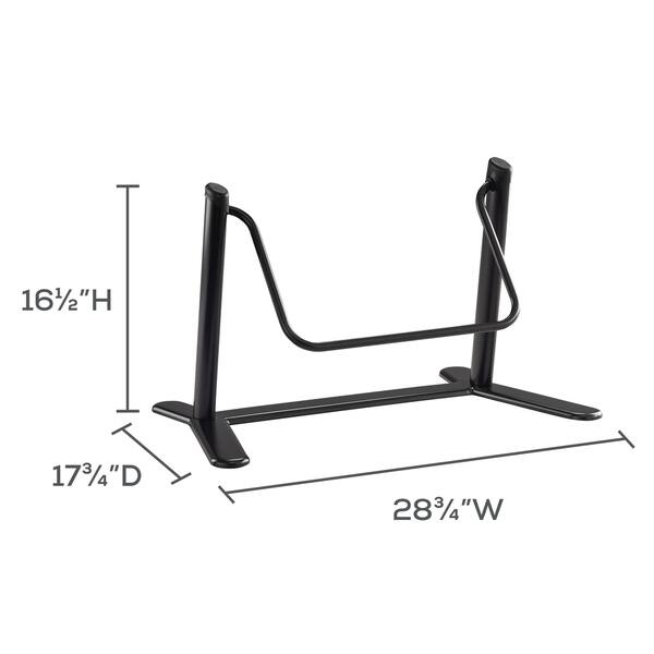 Safco Products 2134BL Black Dynamic Footrest with Swing Bar - Bed Bath ...