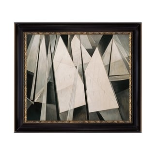 Sails by Charles Demuth 1919 Black Frame OIl Painting Canvas Print 24 ...