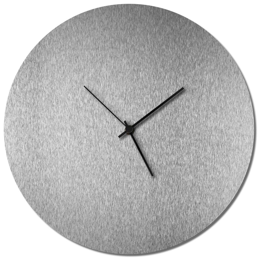 Adam Schwoeppe 'Silversmith Circle Clock Large' Midcentury Modern Style ...