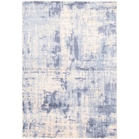 Hand-knotted Galleria Blue Viscose Rug - 4'11" x 7'3"/4'11 x 7'3 - Bed ...