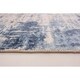 Hand-knotted Galleria Blue Viscose Rug - 4'11" x 7'3"/4'11 x 7'3 - Bed ...