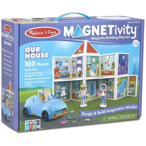 Melissa & Doug Magnetivity Magnetic Building Play Set - Bed Bath ...