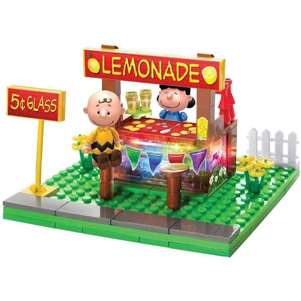 Lite Brix The Peanuts Movie Lemonade Stand Building Set - Bed Bath ...