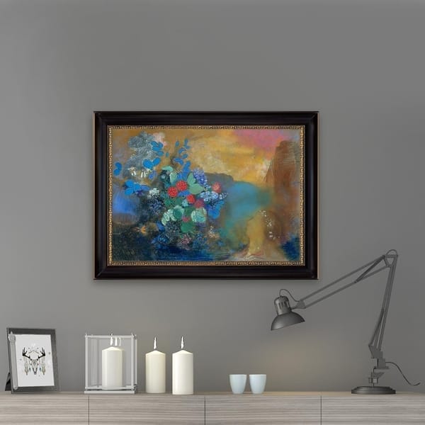 Ophelia among the Flowers by Odilon Redon Oil Painting Print on Canvas ...