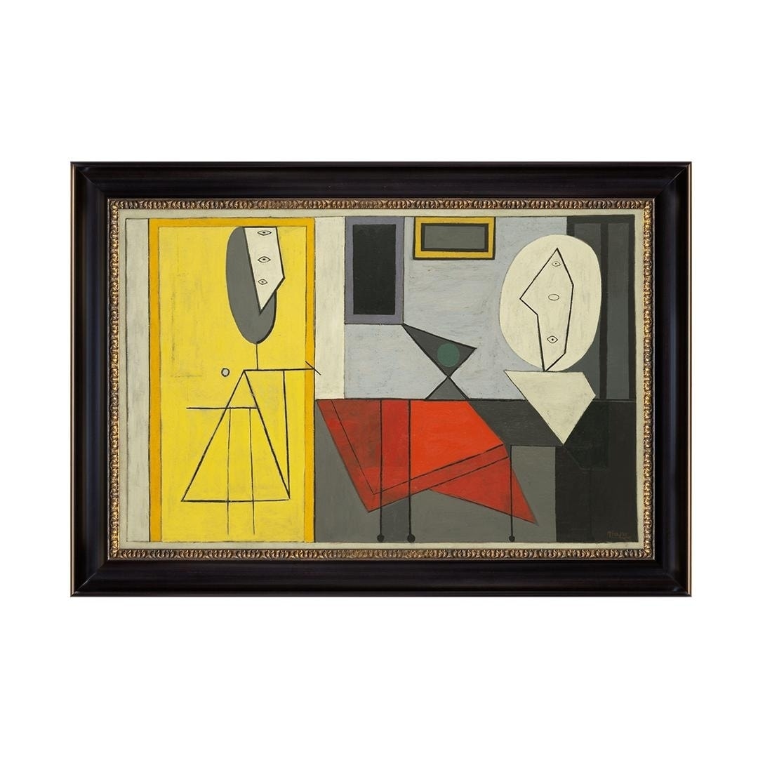Seated Woman by Pablo Picasso Giclee Print Oil Painting Black Frame ...