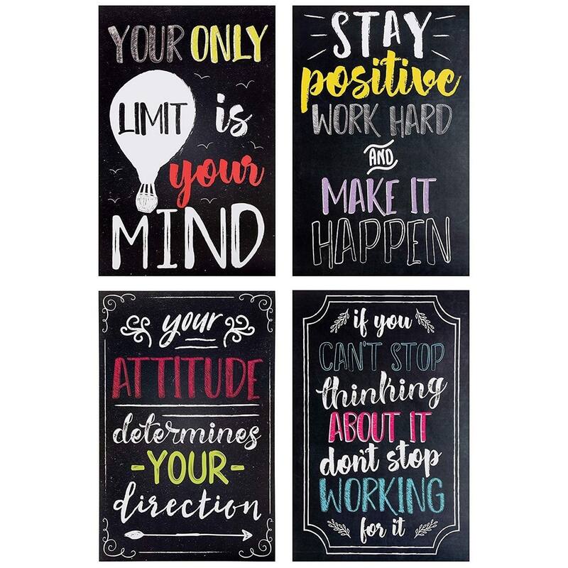20-Pack Motivational Inspirational Quotes Posters for Teachers Office ...