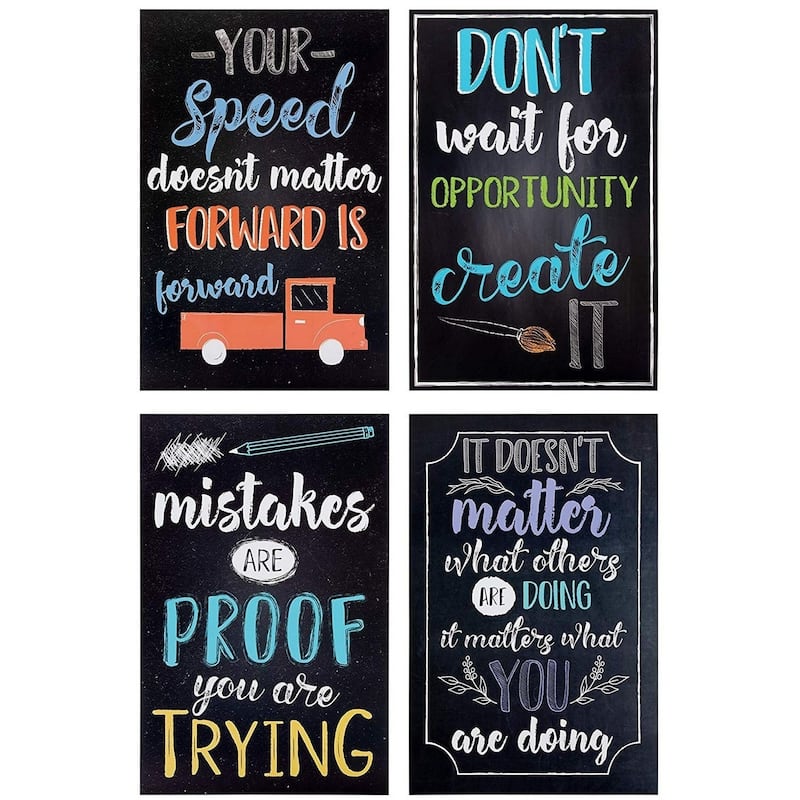 20-Pack Motivational Inspirational Quotes Posters for Teachers Office ...