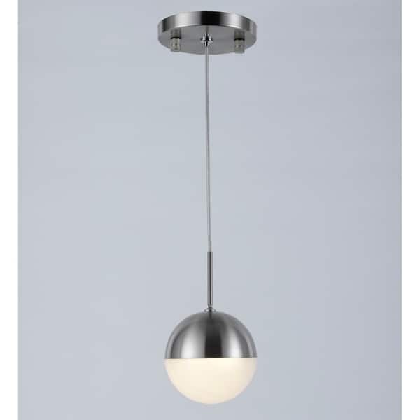 Phantasm 2.5-Watt Matte Nickel Finish Integrated LED 3000K Iced Opal ...