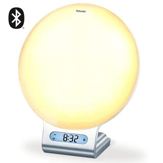 Beurer 4-in-1 Bluetooth Wake-up, Alarm Clock, Reading & Mood Lamp, WL75 ...