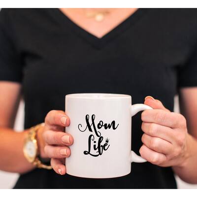 "Mom Life" Coffee Mug - Overstock - 30150887