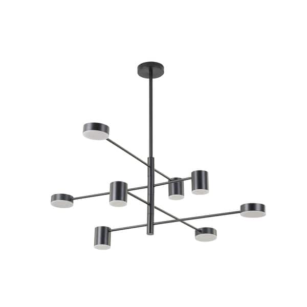 Black Metal LED Lighting With Acrylic Shades - On Sale - Bed Bath ...