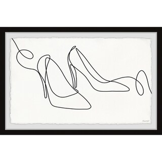 'Stiletto Heel' Framed Painting Print - Bed Bath & Beyond - 30243548