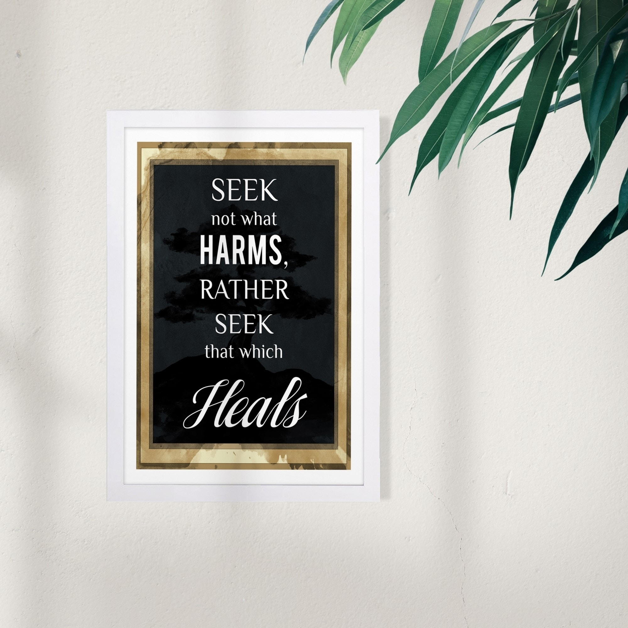 Wynwood Studio Typography and Quotes Framed Wall Art Prints 'Seek ...