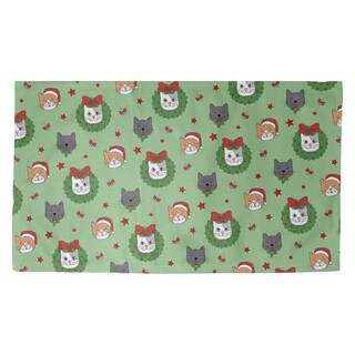 Festive HOL Christmas Cats Pattern Dobby Rug - Bed Bath & Beyond - 30261446