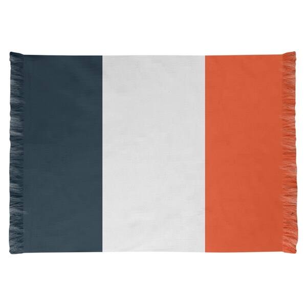 Chicago NFS Chicago Throwback Football Stripes Chenille R - 65 x 54 ...