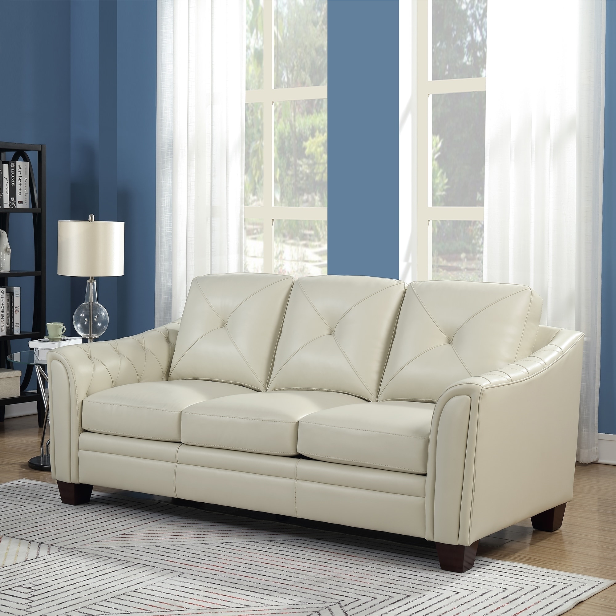 Cream Leather Sofas - Bed Bath & Beyond