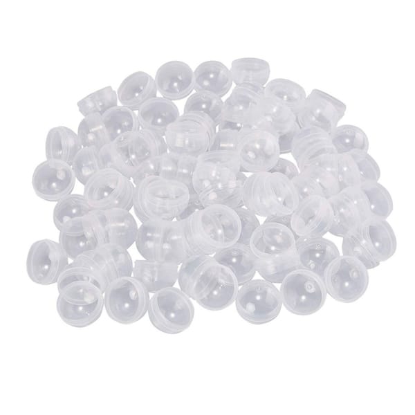 200-Pack Vending Machine Capsules - Small Clear Round Empty Cases, 1.1 ...