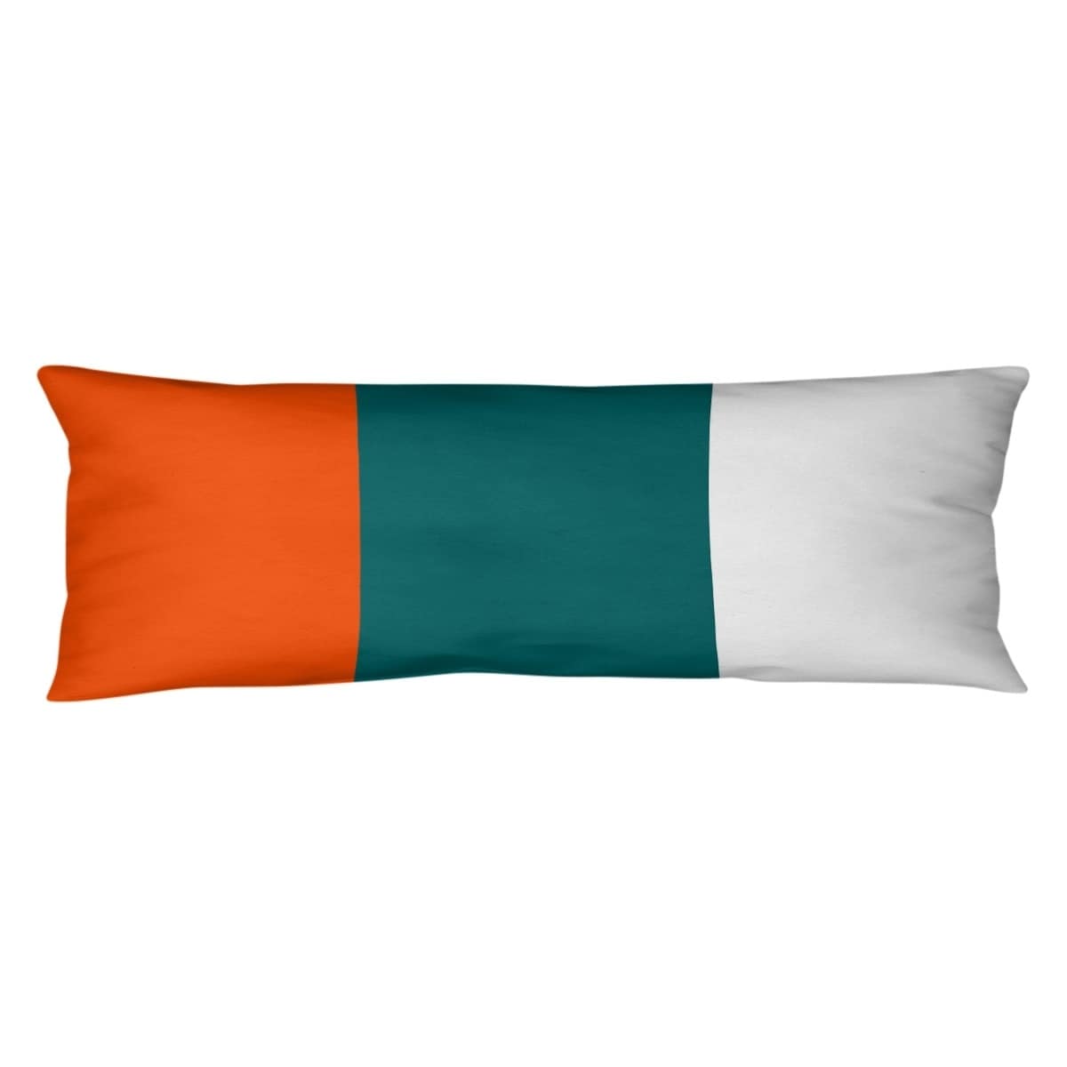 Miami Miami Throwback Football Stripes Body Pillow (w/Rmv Insert) - Bed ...