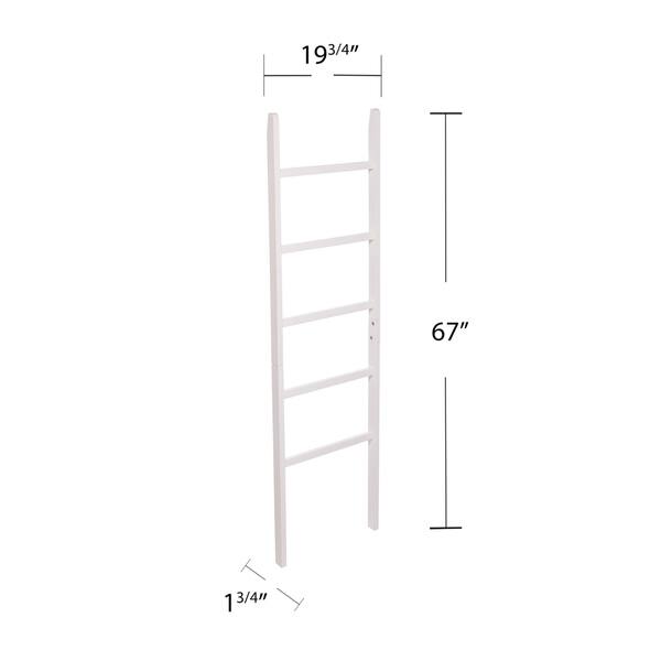 Porch & Den Belladora Freestanding Decorative Ladder Rack - Bed Bath ...