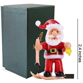 Matashi Home Decorative Tabletop Showpiece Murano Christmas Winter ...