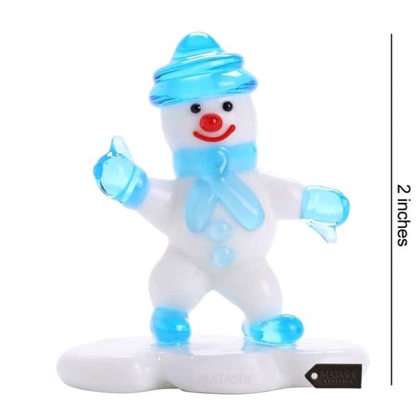 Matashi Home Decorative Tabletop Showpiece Murano Christmas Winter ...