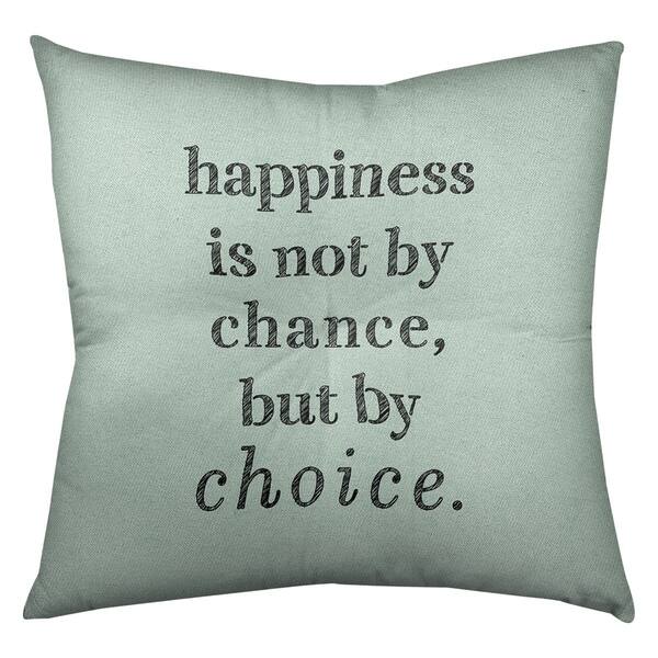 Quotes Handwritten Happiness Inspirational Quote Floor Pillow - Square ...