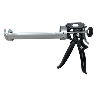Industro Dripless Pro Caulking Gun with Metal Trigger Comfort Grip, Up ...