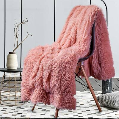 (expired) Shaggy Warm Plush Throw Decorative Blanket For Couch ...