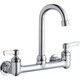 Elkay Scrub/Handwash 8" Centerset Wall Mount Faucet with 4" Gooseneck ...