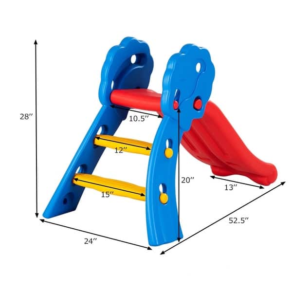 Folding Up-down Slide Plastic Climber Playful Toy For Kids - Bed Bath ...
