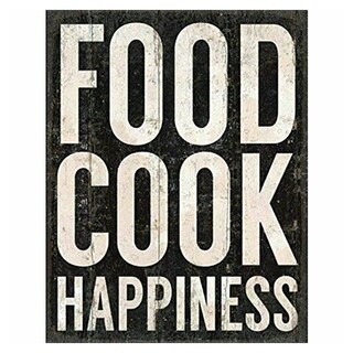 Food Cook Happiness Wood Box Sign 11" x 14" - Bed Bath & Beyond - 30363699