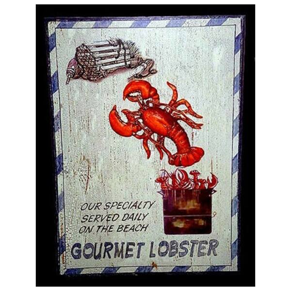 Our Specialty Gourmet Lobster Wood Sign 13" x 18" - Bed Bath & Beyond ...
