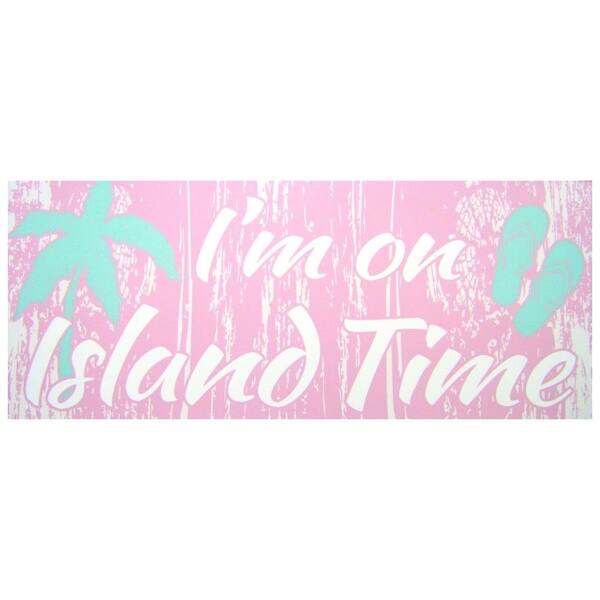 I'm On Island Time Wood Sign 17" x 7" - Bed Bath & Beyond - 30377014