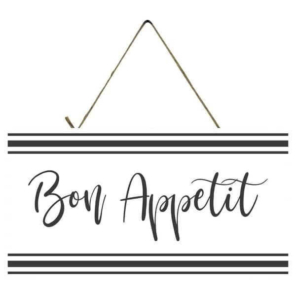 Bon Appetit Kitchen Handmade Wood Sign 10" x 5" - Bed Bath & Beyond ...
