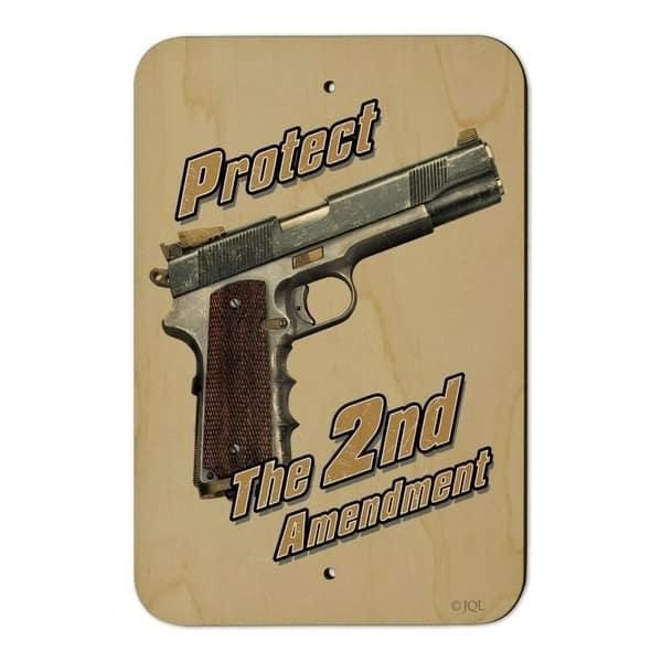 Protect The 2nd Amendment Wood Sign 6" x 9" - Bed Bath & Beyond - 30386610