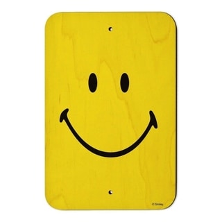 Smiley Smile Happy Yellow Face Wood Sign 6" x 9" - Bed Bath & Beyond ...