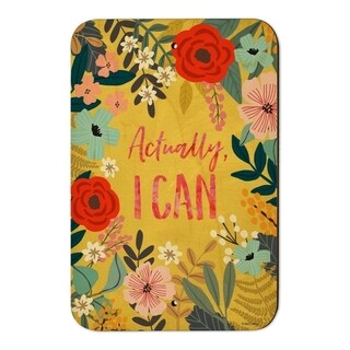 Actually I Can Flowers Wood Sign 6" x 9" - Bed Bath & Beyond - 30386668