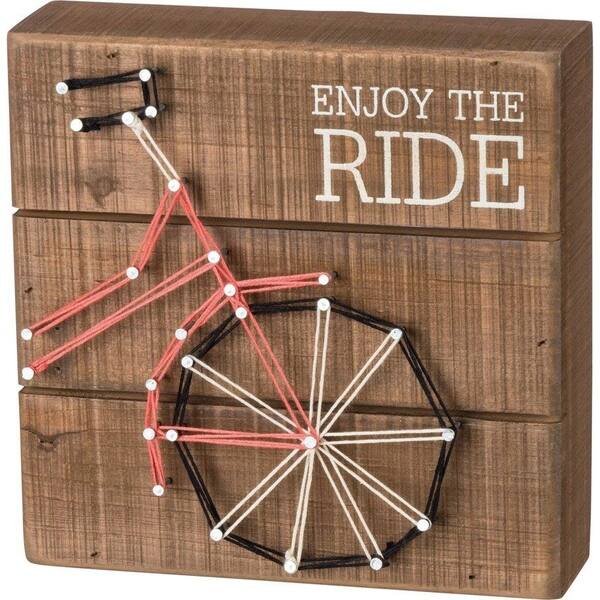 Enjoy The Ride String Art Wood Sign 6" x 6" - Bed Bath & Beyond - 30392685