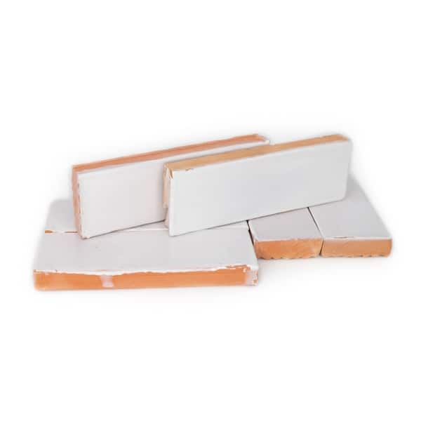 Handmade White Border Tile (Morocco) - Bed Bath & Beyond - 30412210