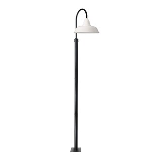 Cocoweb 16" Goodyear LED Street Lamp in White with 11 Foot Tall Post ...