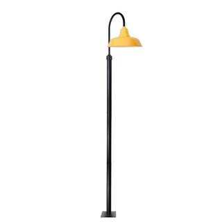 Cocoweb 16" Goodyear LED Street Lamp in Yellow with 11 Foot Tall Post ...