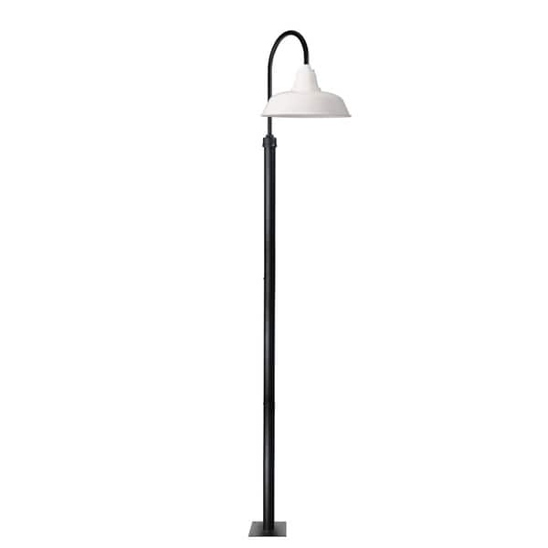 Cocoweb 10" Goodyear LED Street Lamp in White with 11 Foot Tall Post ...