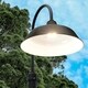 Cocoweb 12" Goodyear LED Street Lamp in Mahogany Bronze with 11 Foot ...