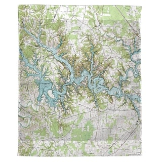 Tims Ford Lake, TN Nautical Map Wall Hanging 24x30 - Bed Bath & Beyond ...