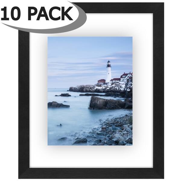 Americanflat 10 Pack - 8.5x11 Floating Document Frames - Modern Picture ...
