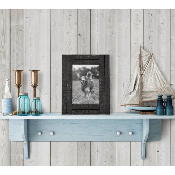 Americanflat 20 Pack - 5x7 Charcoal Black Distressed Wood Frames - Made ...