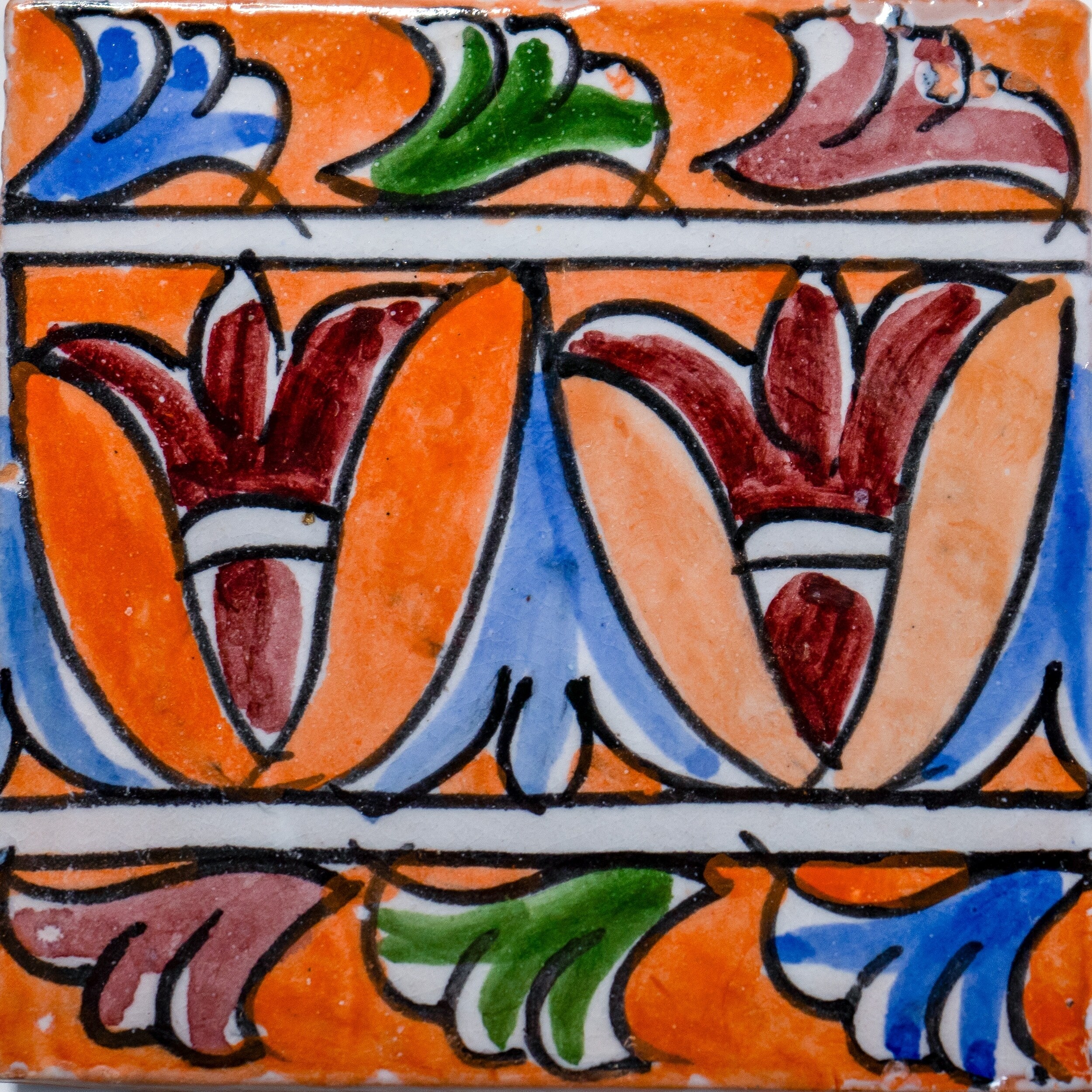Handmade Border Tile Morocco 4 X 4 Bed Bath Beyond 30437816